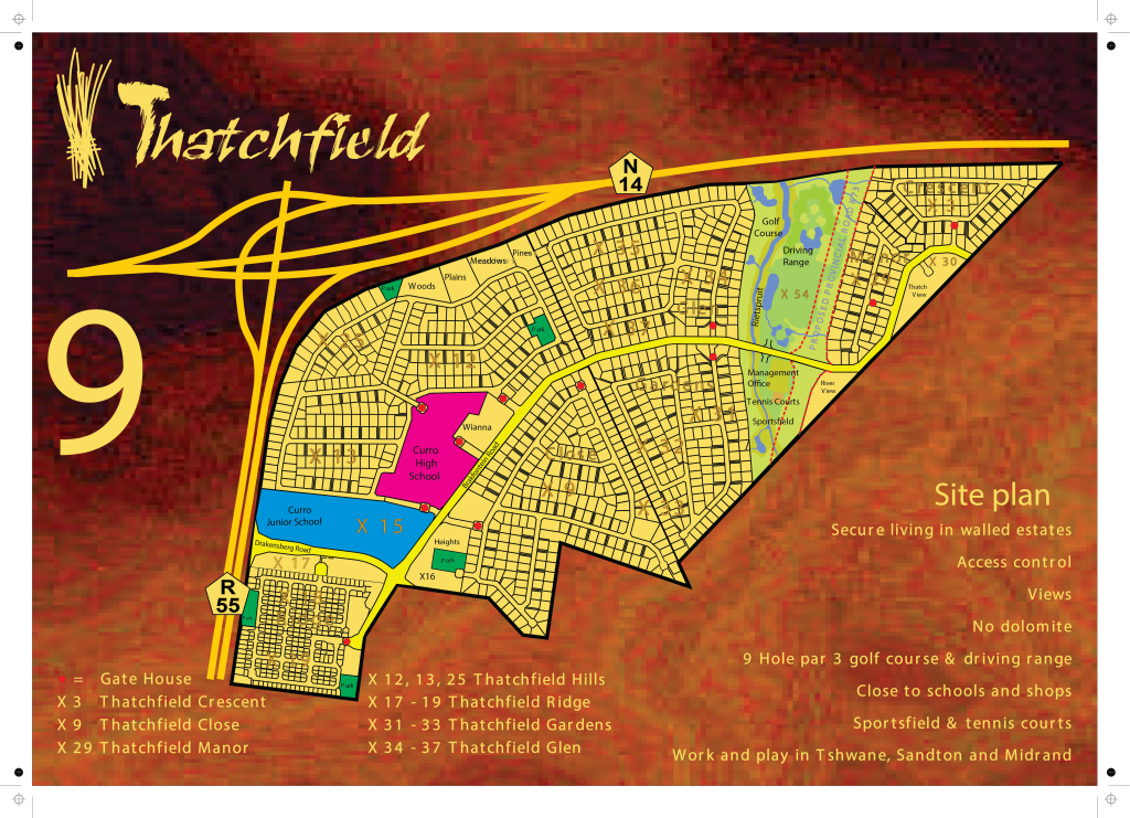 Site Plan – Thatchfield Estates