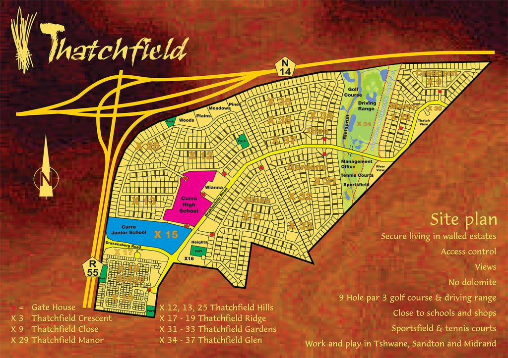 Site Plan – Thatchfield Estates